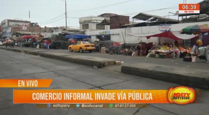 Comercio Informal Afecta Movilidad en Trujillo