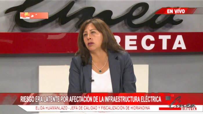 Jefa de Calidad de Hidrandina, Elida Huamanlazo: "Procede denuncia ...