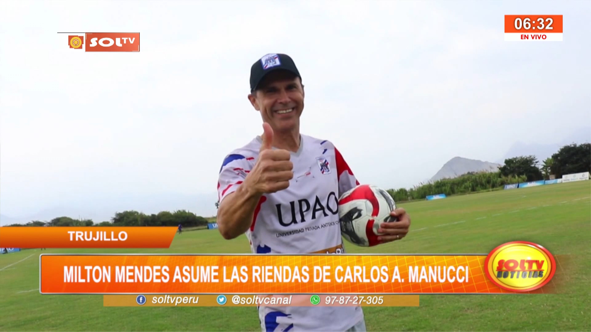 Trujillo: Milton Mendes asume las riendas de Carlos A. Manucci - SOLTV PERU