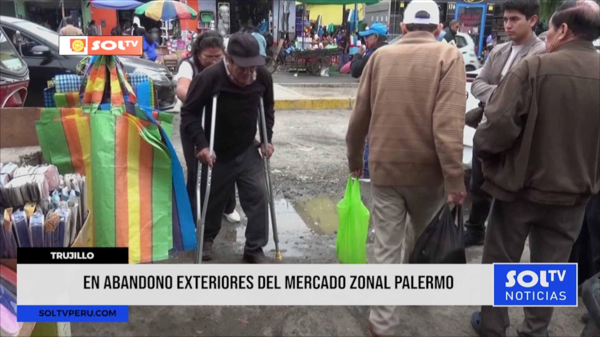 Trujillo: en abandono exteriores del mercado zonal Palermo - SOLTV PERU
