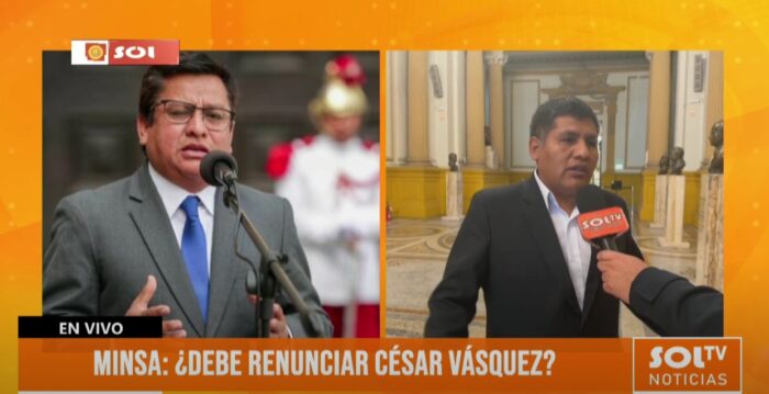 Minsa: ¿Debe renunciar César Vásquez? - SOLTV PERU