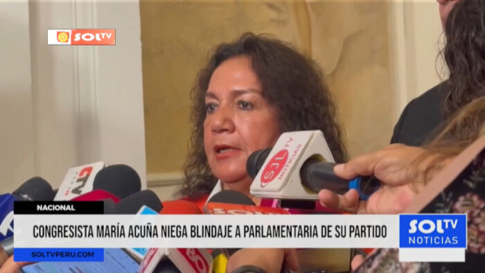 ¿Blindaje en el Congreso? María Acuña responde y sorprende