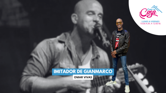 Omar Vivas, imitador de Gian Marco en "Como en Casa" - SOLTV PERU